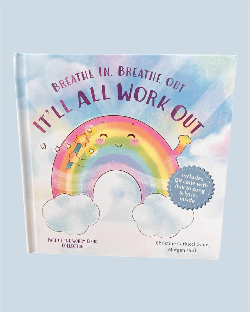 'Breathe In, Breathe out. It'll All Work Out' Hard Cover Book – Mindful ...